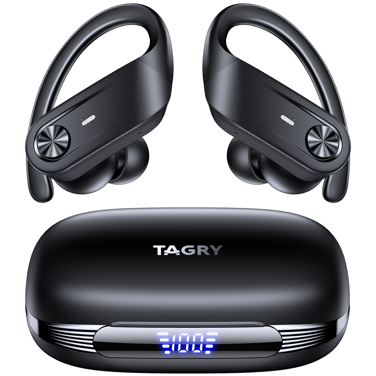 TAGRY Wireless Earbuds Blueetooth Headphones 80Hrs Playtime Power Disp